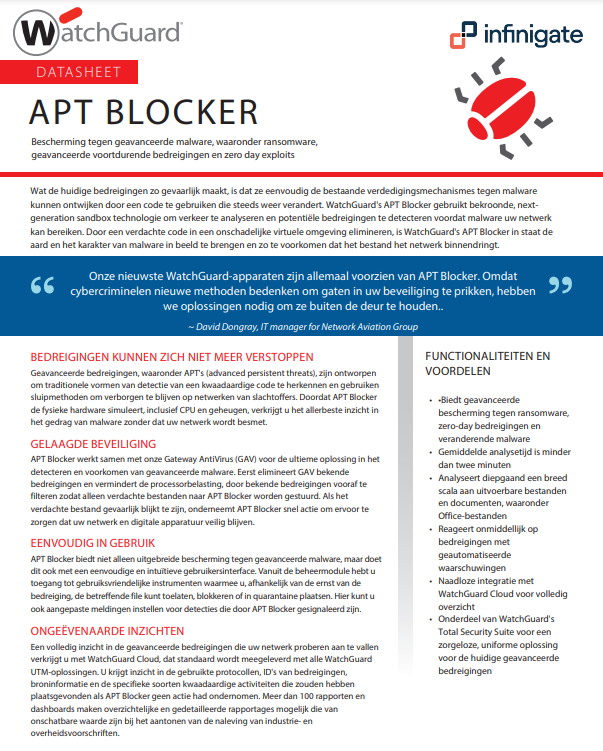 Infinigate & WatchGuard | Downloads